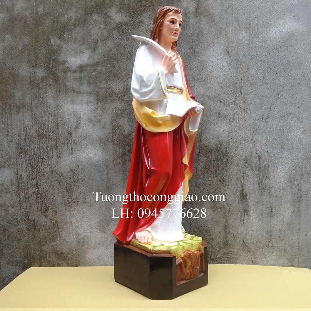 Tượng Thánh Gioan Tông Đồ (Gioan Thánh Sử) 60cm - Tượng thờ công giáo