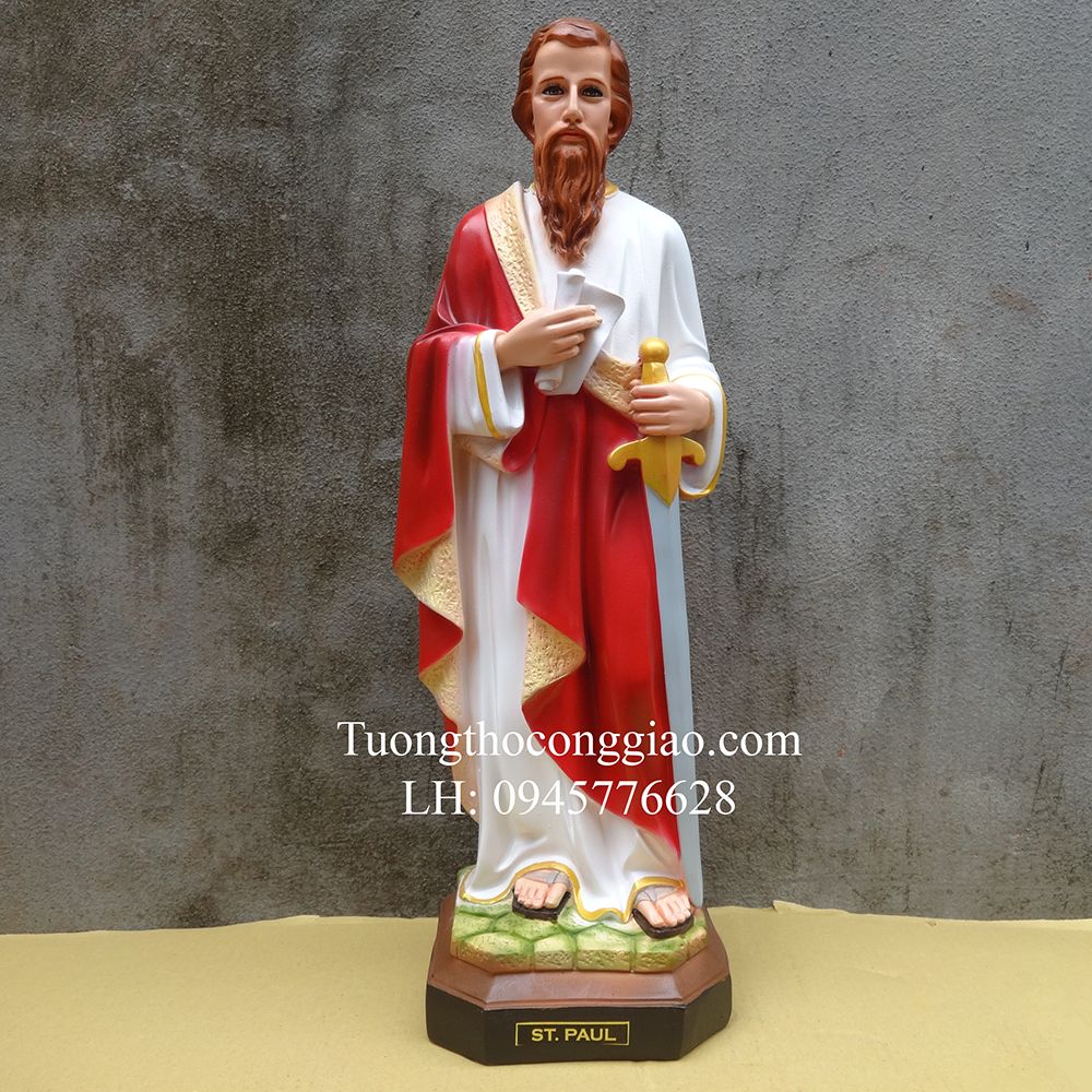 Tượng Thánh Phaolô 50cm - Tượng thờ công giáo