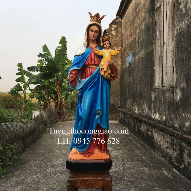Tượng Đức Mẹ Mân Côi đẹp